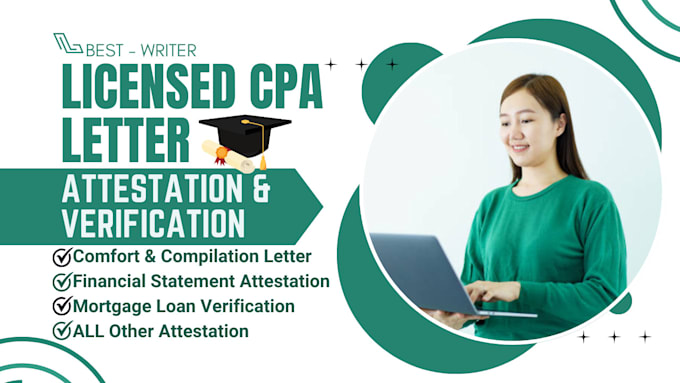 Write a unique cpa letter, comfort letter, us cpa letter, and financial ...