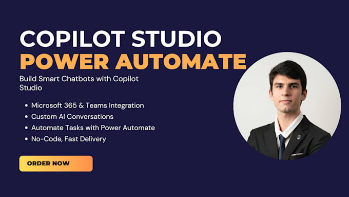 Create chatbot with copilot studio and power automate by Zayyan151 | Fiverr