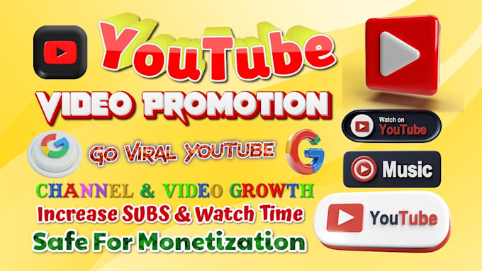 Be organic youtube video promotion for gain channel growth by ...