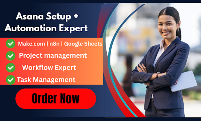 Setup asana automate tasks with make com n8n zapier google sheets slack by Austin_kemz | Fiverr