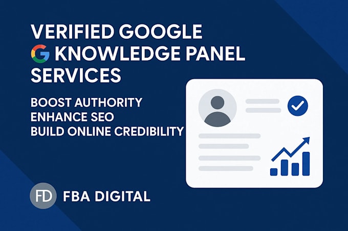 Create a google knowledge panel seo knowledge by Iris_trend | Fiverr
