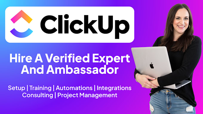 Set up your clickup workspace by Godelegate | Fiverr