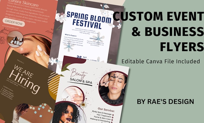 Design an eye catching flyer for your business or event by ...