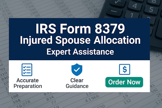 Help you file irs form 8379 injured spouse allocation by Harleyroyal ...