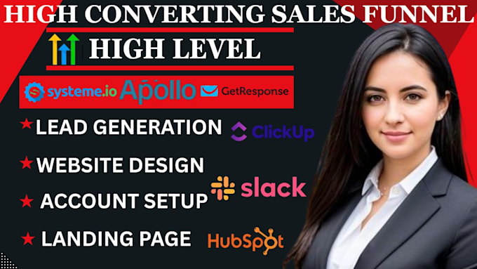 Gohighlevel funnel website gohighlevel landing page workflows by Mason_jenny | Fiverr