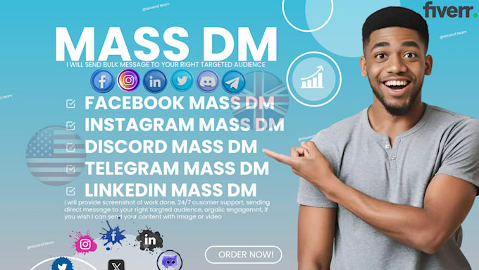 Discord mass dm, telegram bulk message, instagram dms, facebook direct ...