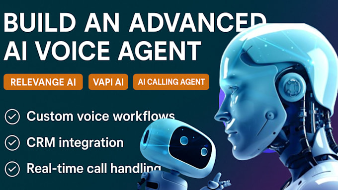 Build ai voice agent, relevance ai, ai calling agent, vapi ai, agent ia by Nicek_cod | Fiverr