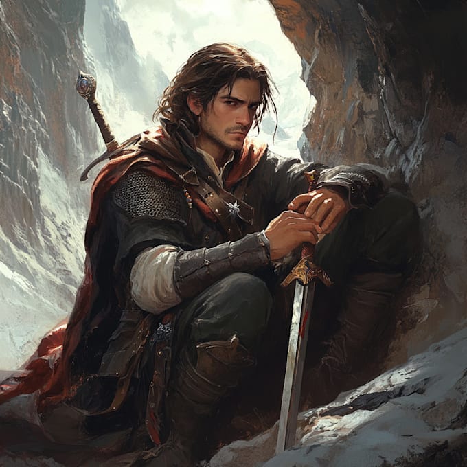 Design realistic fantasy dnd character illustration by Rojari_ghub | Fiverr