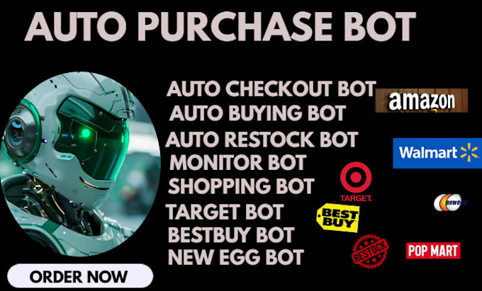 Develop auto purchase bot, pokemon bot, shopping bot, auto buying, scalping bot by Jonathan ...