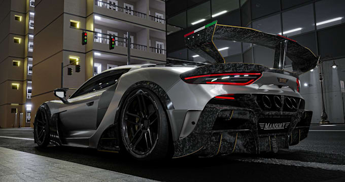 Remodel 3d truck ,fivem sport car, uv map,carwrap,4k car rendering,3d ...