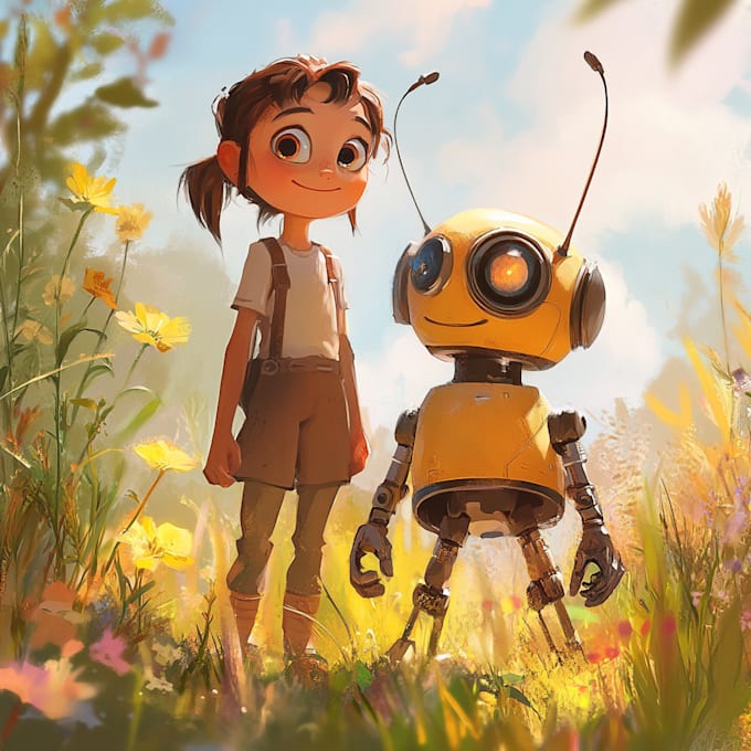 Create a beautiful pixar art style illustration with ai by Craucsnea ...