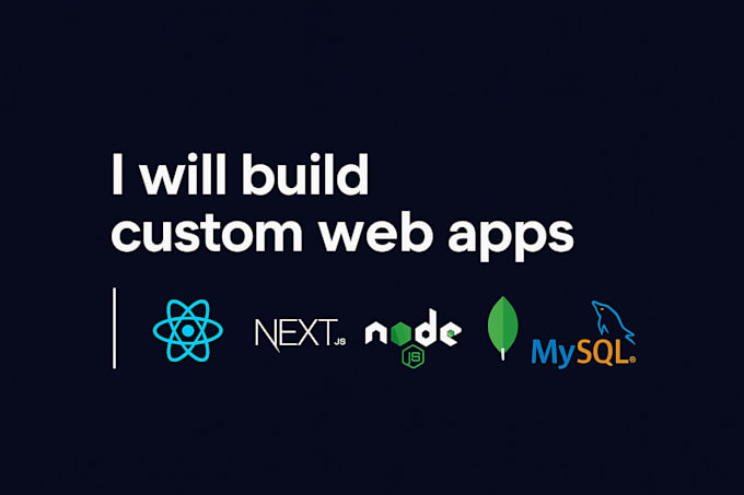 Develop react js next node js web application custom software developer ...