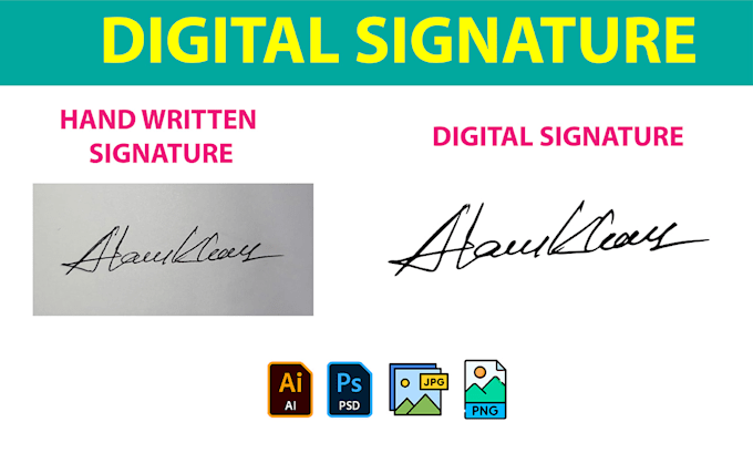 Digital signature or vectorize signature by Rashed108281 | Fiverr