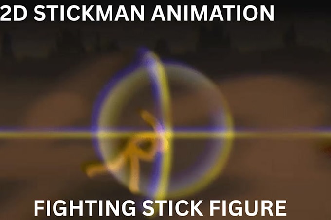 Animate 2d fighting stick figure stickman animation 2d stick figure ...