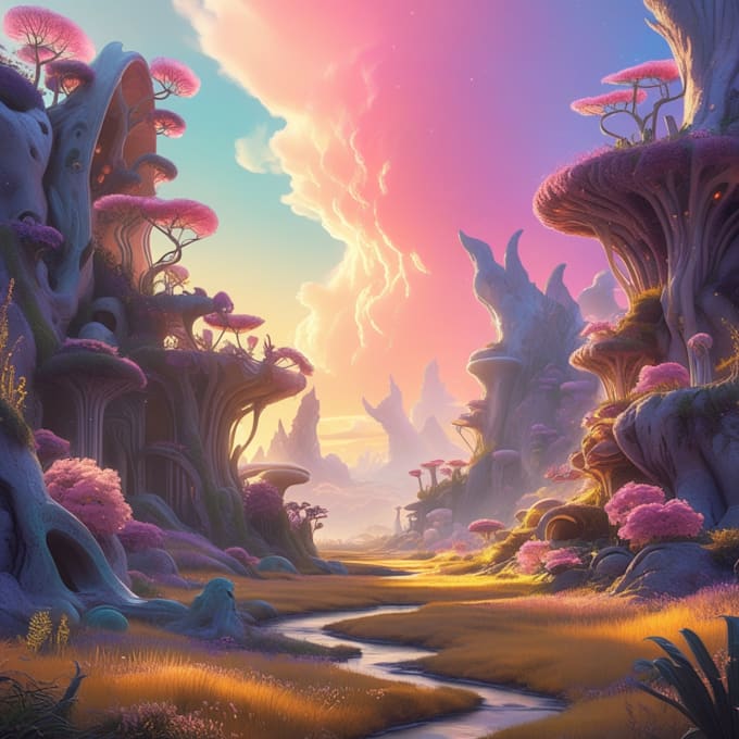 Illustrate environment concept art board game landscape by Leoacoa | Fiverr