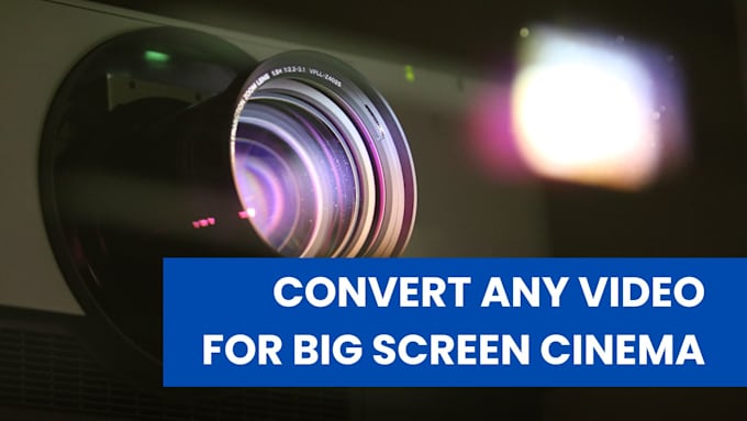 Convert any video format to dcp for cinema screening by Aditspewv | Fiverr