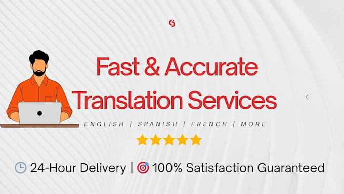 Translate your documents from english to spanish by Jonas_cj | Fiverr
