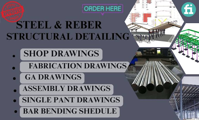 Create steel nc and dxf fabrication files by Chrisjohnson241 | Fiverr