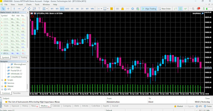 Code mt4 mt5 eas, forex bot, expert advisor, indicator, forex eas ... Code mt4 mt5 eas, forex bot, expert advisor, indicator, forex eas ...