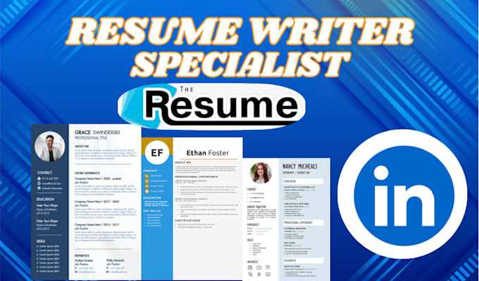 Write ats friendly resume cv cover letter linkedin profile optimization by Donald_frederik | Fiverr