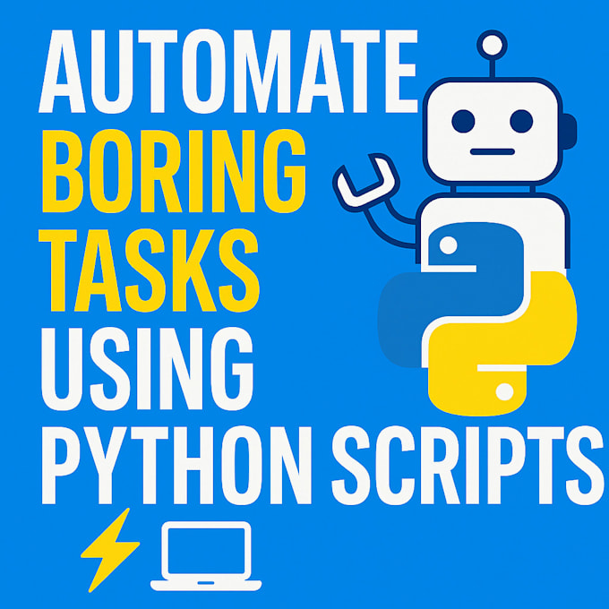 Automate boring tasks using python scripts by Theuwww | Fiverr