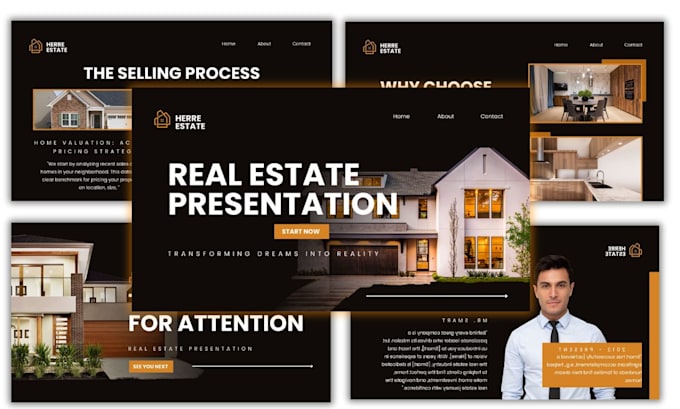 Design redesign real estate investor pitch deck design powerpoint ...