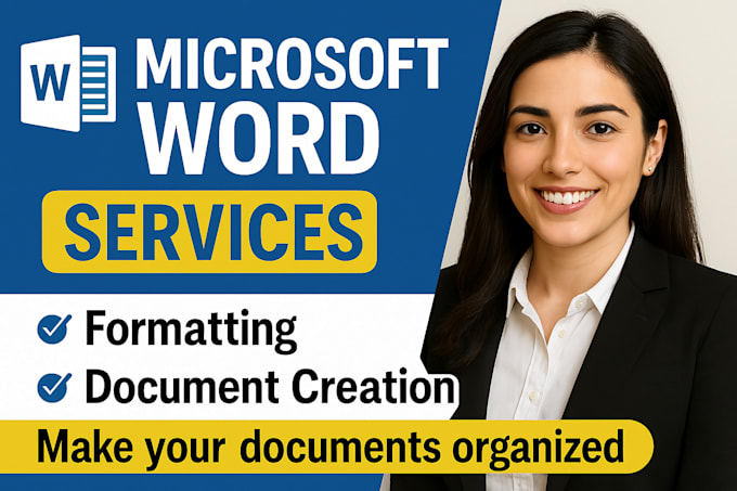 Create, format, design and redesign your word documents by Ahsanali976 | Fiverr