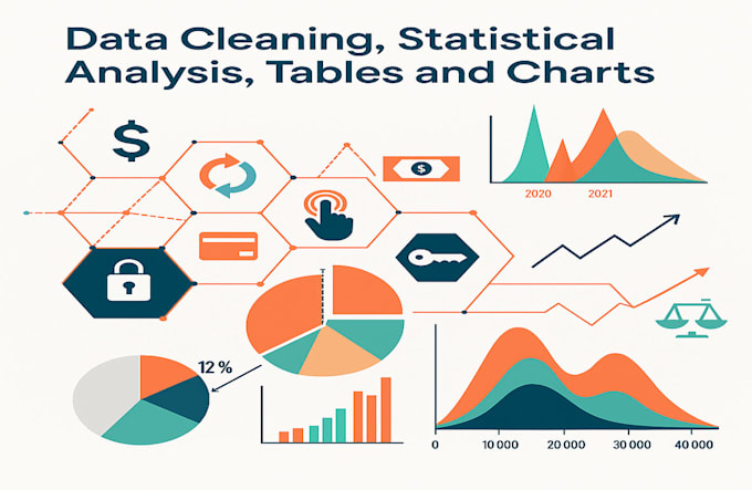 Do data cleaning, statistics, analysis, tables and charts by Maliq_kashif | Fiverr