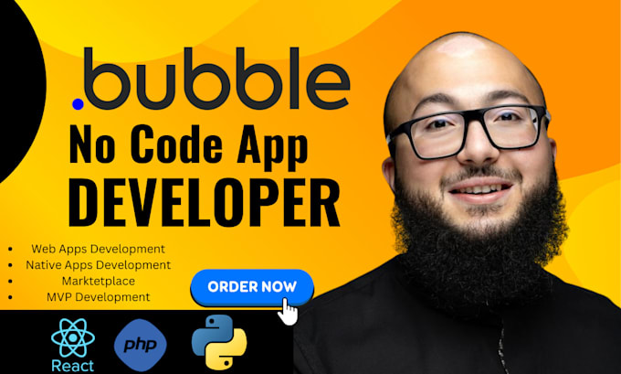 Build and design your bubble app, bubble io mvp, saas website, or bubble web app by Emilia_maq ...