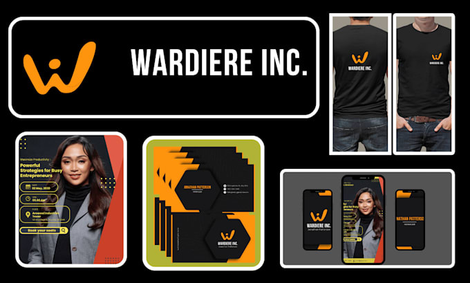 Design business logo and brand identiy with complete branding kit for ...