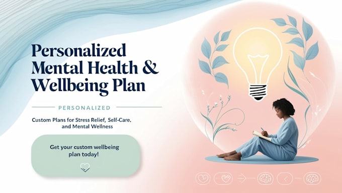 Create a personalised mental health wellbeing plan for you by Svk_consultancy | Fiverr