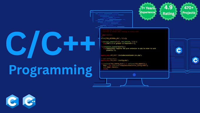 Help you in c, and cpp programming applications and projects by Zeeshan_ghori | Fiverr