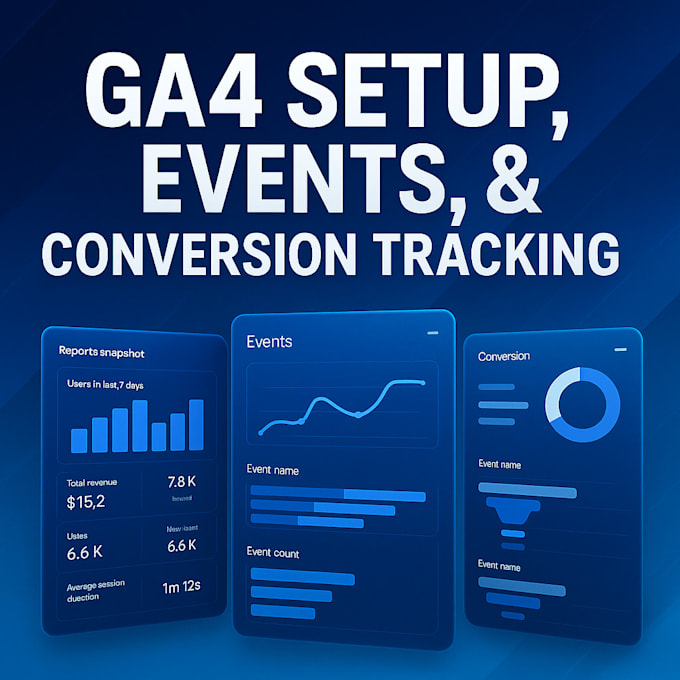 Setup ga4 with events, conversions and detailed tracking by ...