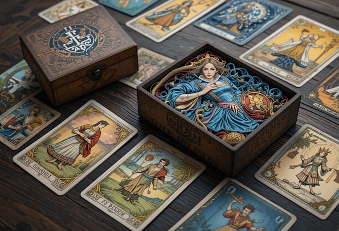 Illustrate game card art board game playing cards by Tjaartcholtz | Fiverr