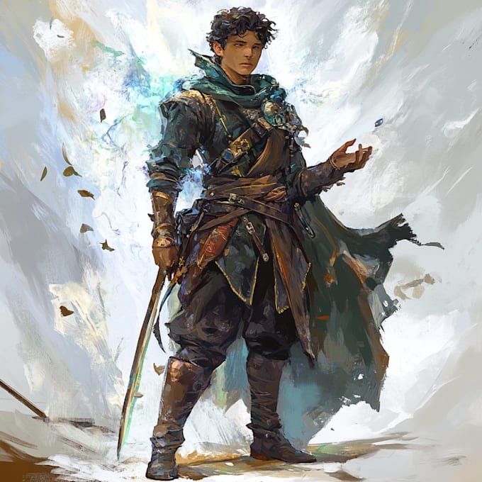 Design a dnd character art and dnd character art by Phrikoh | Fiverr