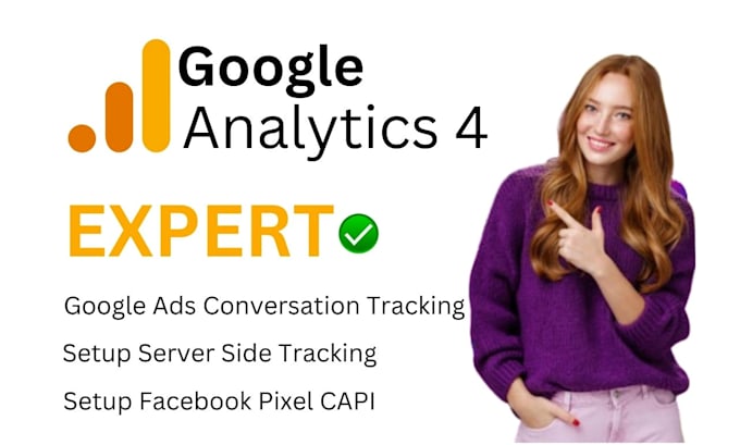 Ga4 fb pixel capi, google ads conversion tracking setup by Seddikali | Fiverr