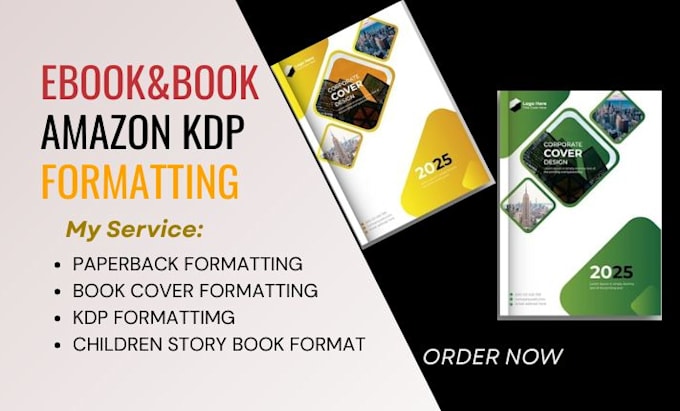Do book format, layout design for amazon kdp, ebook kindle, paperback format by Israel_sam0 | Fiverr