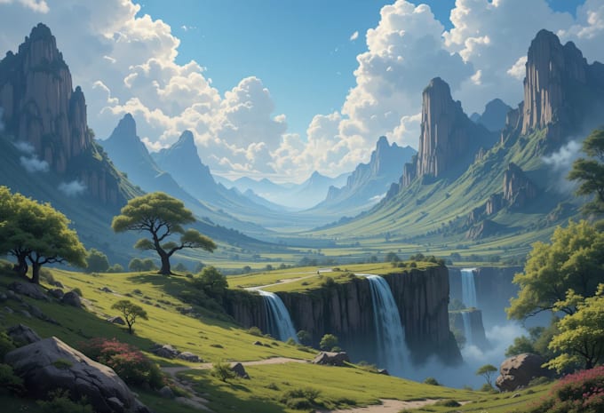 Make a environment concept art and background by Copsabura | Fiverr