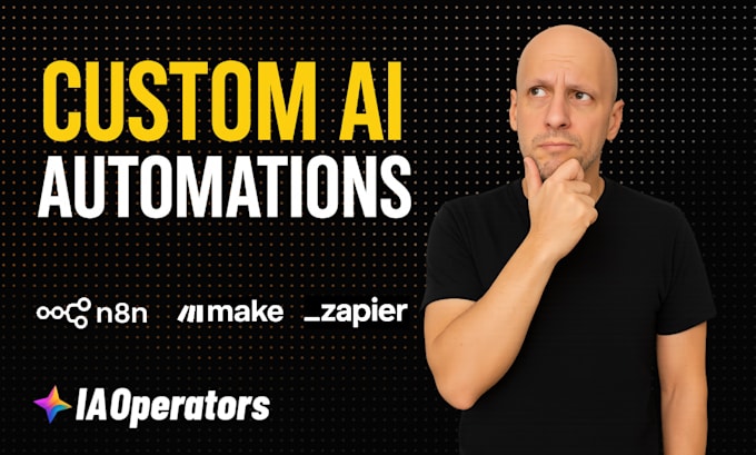 Build custom ai automations using n8n, zapier, or make by Luizbrazao | Fiverr