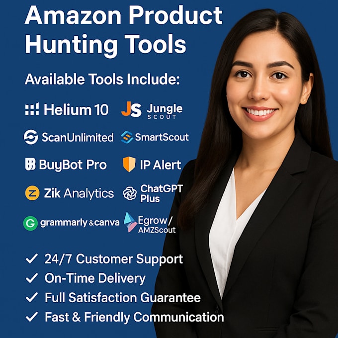 Provide premium amazon product hunting tools by Ameenakhan425 | Fiverr