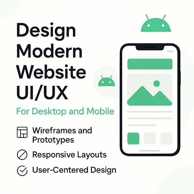 Design modern website ui ux for desktop and mobile by Vishalkasware ...