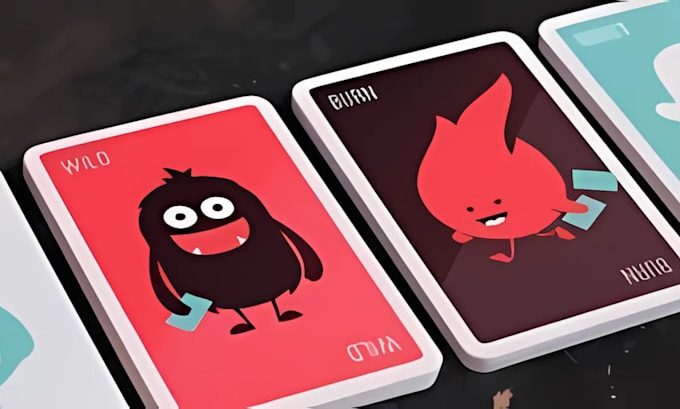 52 playing card game educational card template design drinking card ...