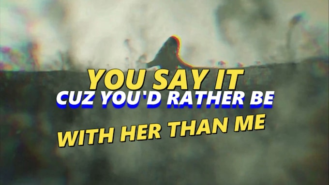 Create an outstanding animated lyrics video of your song by Arya_74 ...