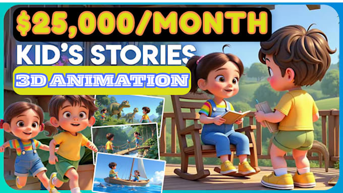 Create kids animation that boosts your views and engagement by Modric ...