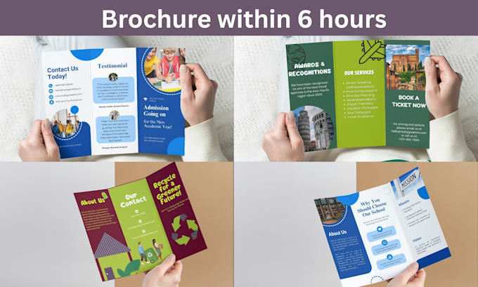 Design any brochure, prospectus, pamphlet, leaflet design by Raselsketch | Fiverr
