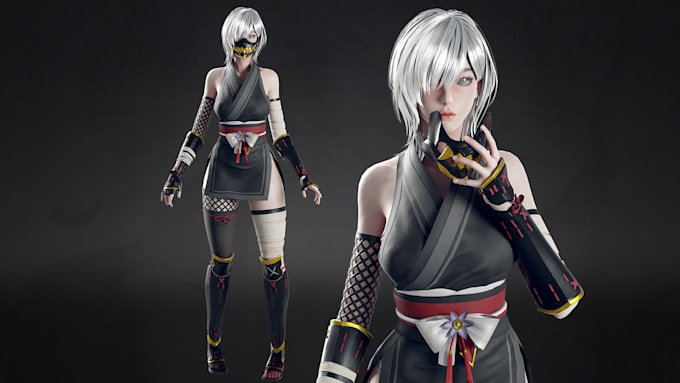 Create 3d character models, 3d game character modeling for 3d game or animation by Dennisge ...