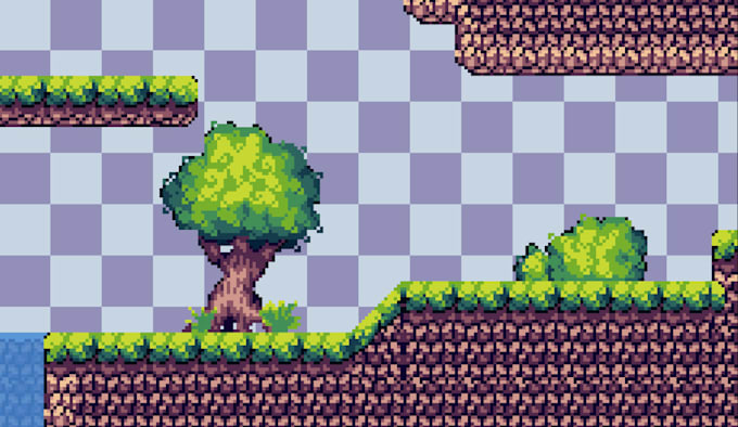 Create pixel art environment tilesets, pixel art map, buildings, levels, scenes by Pixel_artsss ...