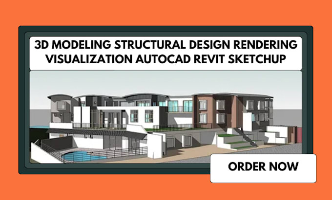 Do 3d modeling structural design rendering visualization autocad revit ...
