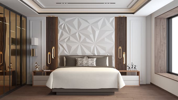 Design realistic 3d interiors by Stairwell | Fiverr