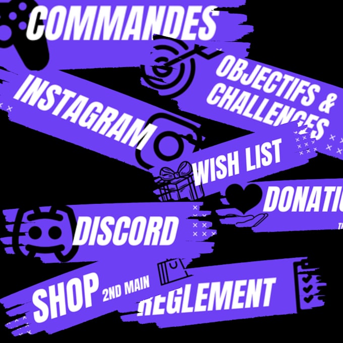 Make your twitch banners by Visi0n_m | Fiverr